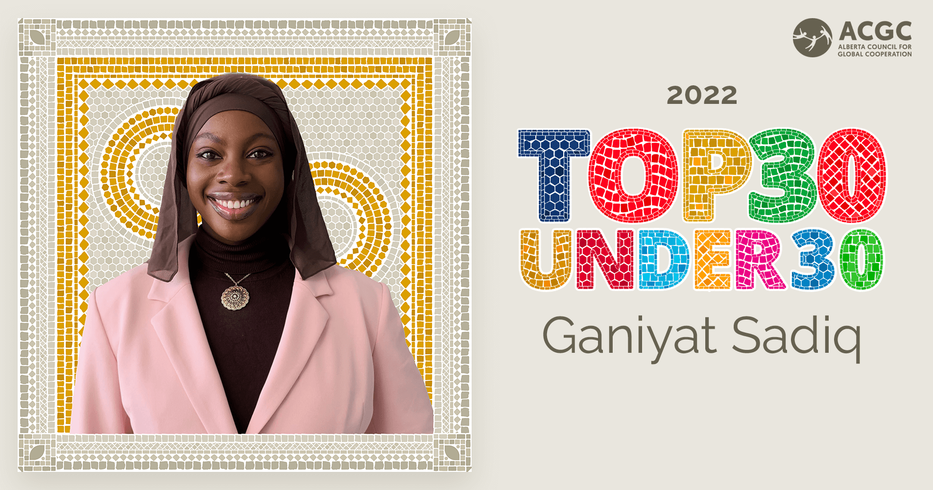 Ganiyat Sadiq - Top 30 Under 30