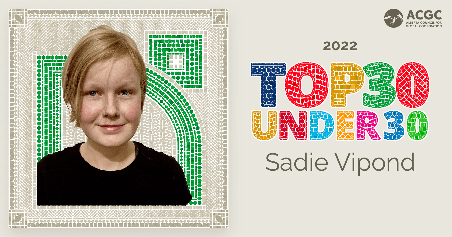 Sadie Vipond - Top 30 Under 30