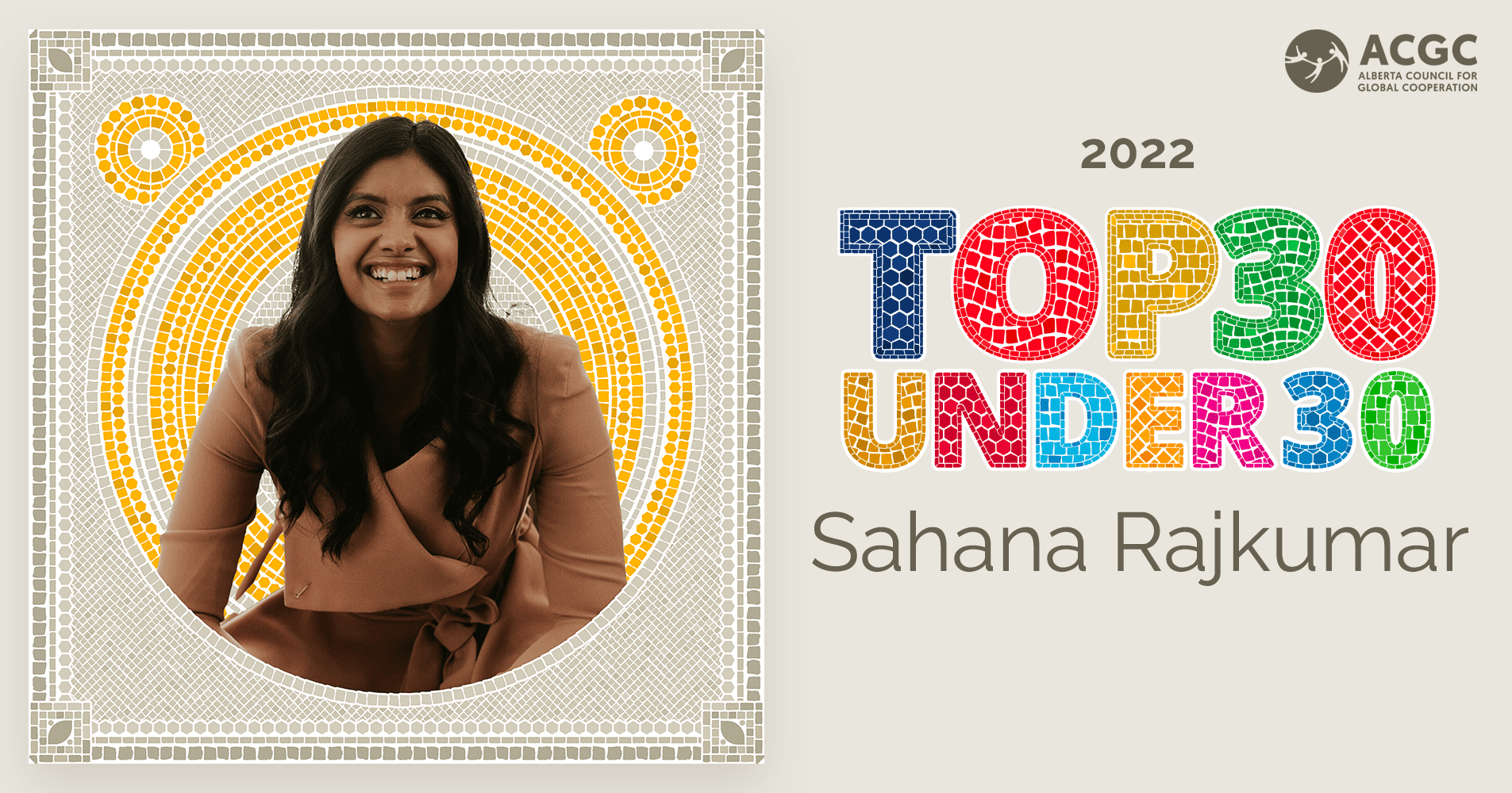 Sahana Rajkumar - Top 30 Under 30